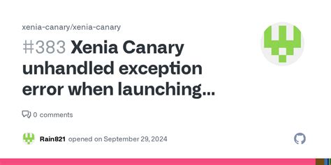 Xenia Canary Unhandled Exception Error When Launching Sonic Unleashed