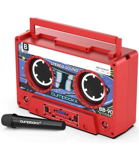 Bumpboxx Remixx Retro Bluetooth Speaker Gronk Fitness Products
