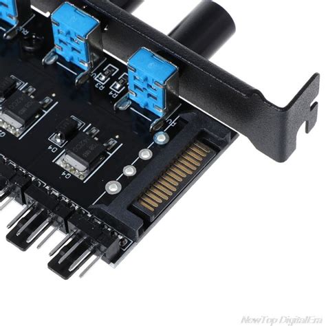 PC Channels Fan Hub Knob Cooling Fan Speed Con Grandado