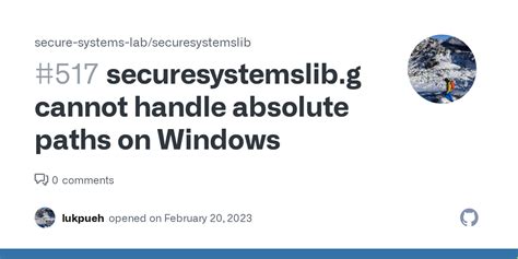 Securesystemslibgpg Cannot Handle Absolute Paths On Windows · Issue 517 · Secure Systems Lab