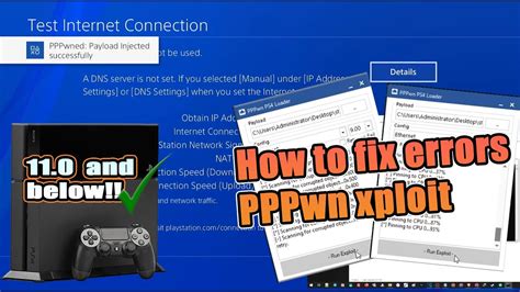 ps4 jailbreak 11 0 and below how to fix errors when activating pppwn
