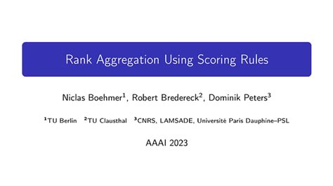 Rank Aggregation Using Scoring Rules Underline