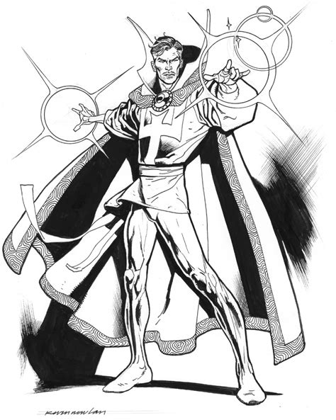 Doctor Strange By Kevin Nowlan In Killian Cramerss Other Comic Art Gallery Room Doctor