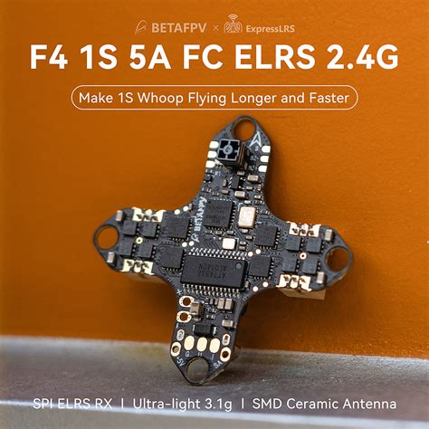 Betafpv F4 1s 5a Aio Brushless Flight Controller With Spi Expresslrs 2