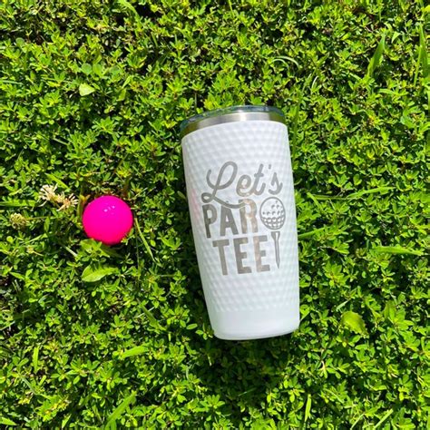Golf Dimple Tumbler Etsy
