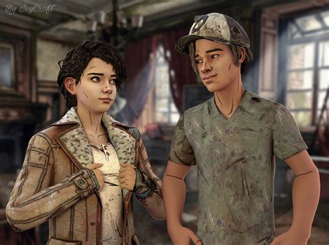 The Walking Dead Final Season Louis And Clementine By Icycroft On