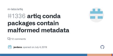 Artiq Conda Packages Contain Malformed Metadata · Issue 1336 · M Labsartiq · Github