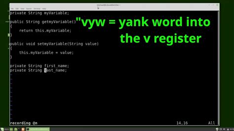 Vim 38 Macros Youtube