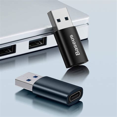 Baseus Ingenuity Series Mini Usb 31 Otg To Usb Type C Adapter Black Zjjq000101 Αγοράστε