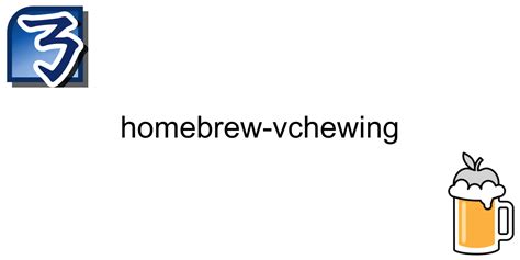 github windwords homebrew vchewing homebrew vchewing是一个用于安装 卸载威注音输入法