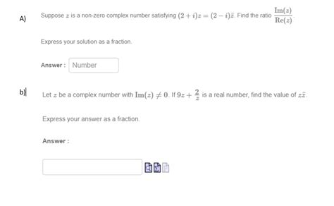 solved a suppose z is a non zero complex number satisfying