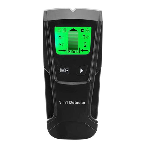 Метален детектор 3 в 1 Vaxiuja Мултифункционален Стенен скенер Lcd дисплей Черен Emag Bg