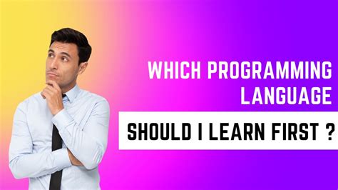 which programming language should i learn first youtube