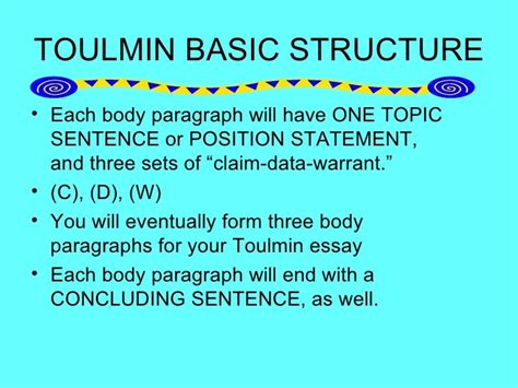 Toulmin Model Of Argumentation