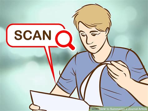 How To Summarize A Journal Article With Pictures Wikihow
