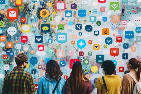 Premium Photo Explore The Interconnected World Of Communication Generative Ai