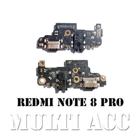 Jual FLEXIBEL PAPAN XIAOMI REDMI NOTE 8 PRO KONEKTOR CAS CHARGER HF MIC Shopee Indonesia