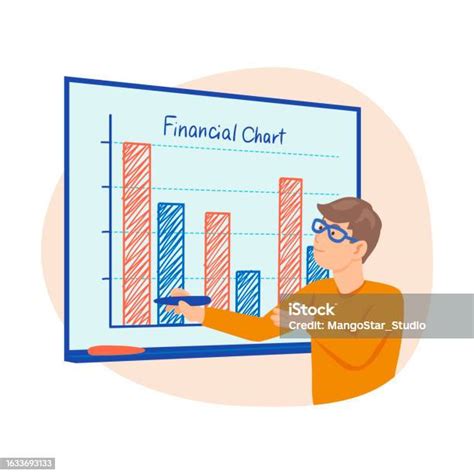 벡터 일러스트레이션 수업에서 경제학을 설명하는 교사 0명에 대한 스톡 벡터 아트 및 기타 이미지 0명 개념 디자인 Istock