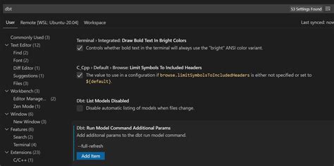 Configure Default Cli Flags For Dbt Run Button · Issue 88 · Altimateai
