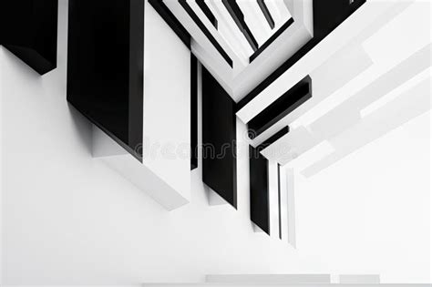 Minimalist Art Piece Featuring A Simple Geometric Shape In Primary Colors Stock Illustration