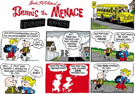 Dennis The Menace Arcamax Publishing Dennis The Menace First Day