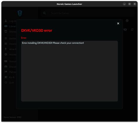 Uncaught Exception Occured · Issue 3048 · Heroic Games Launcherheroicgameslauncher · Github