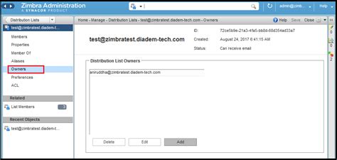 How To Create Distribution List In Zimbra Diadem Technologies