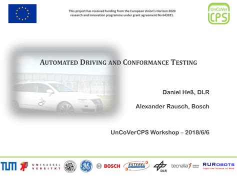 Pdf Automated Driving And Conformance Testing