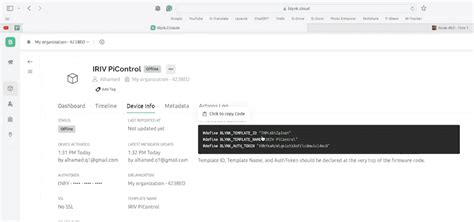 IRIV PiControl Control And Monitor Using Blynk With Node RED