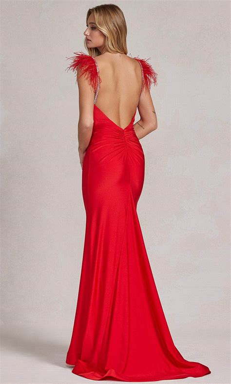 Nox Anabel T1138 Embellished Strap Mermaid Prom Gown Couture Candy