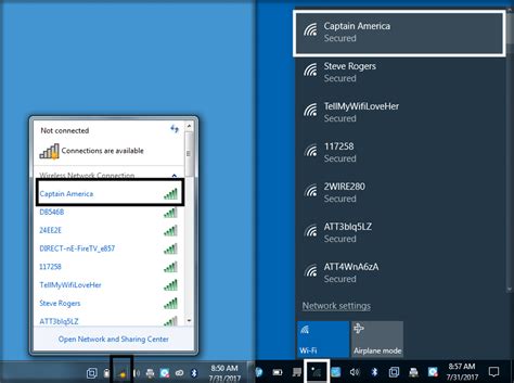 Wireless Icon Windows 7