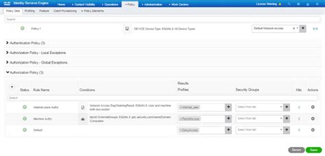 Simplified Access Policy Using Odbc And Ise Db Custom Attribute For