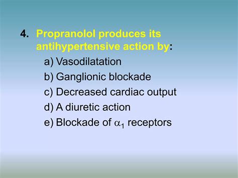 Adrenal Receptors Antagonist Ppt