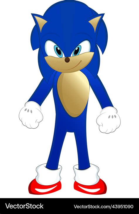 Sonic Royalty Free Vector Image Vectorstock