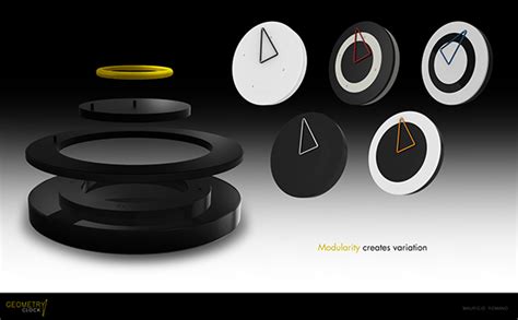 Geometry Clock On Behance