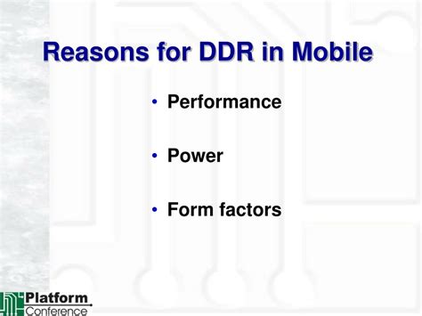 Ppt Ddr Penetrates Mobile Computing Powerpoint Presentation Free