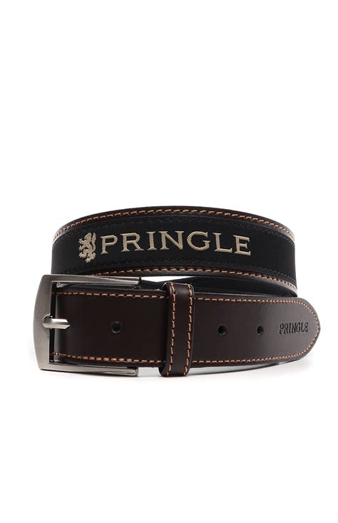 Pringle Casual Leather Belt Pringle Of Scotland®