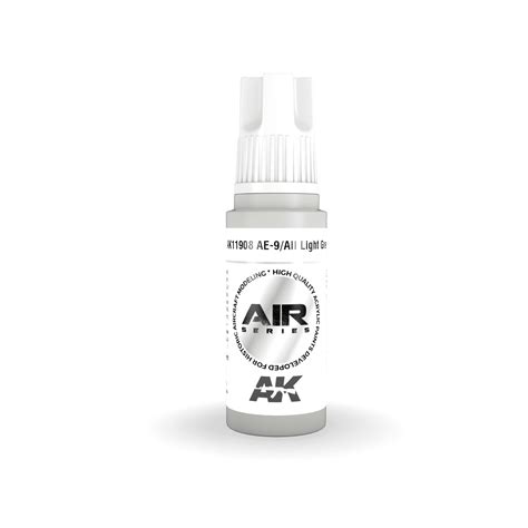 Ak11908 3rd Ae 9 Aii Light Grey F S 25630 17ml Colore Acrilico Per Modellismo