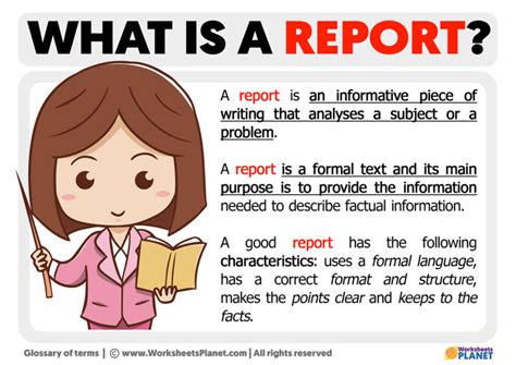 What Is A Report Definition Of Report