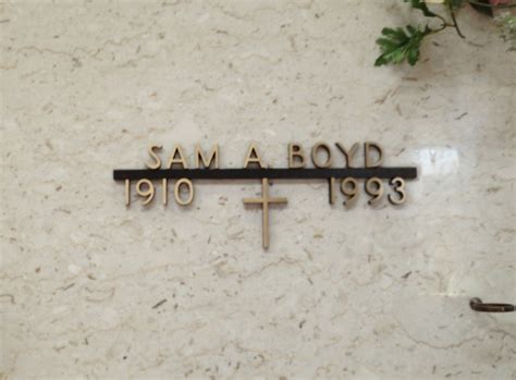 Samuel Addison “sam” Boyd 1910 1993 Find A Grave Memorial