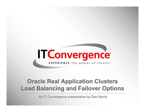 Load Balancing And Failover Options Ppt