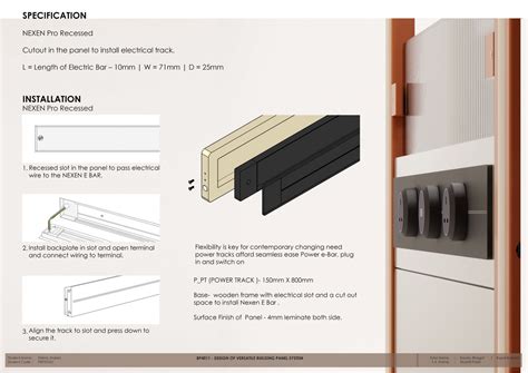 Modular Panel System For Co Working Space CEPT Portfolio