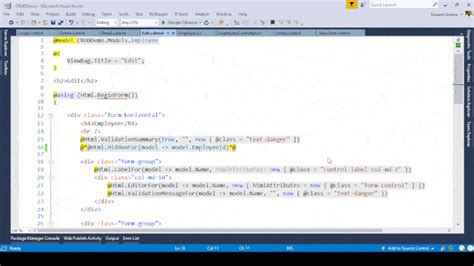 CRUD Application In ASP NET MVC With Entity Framework