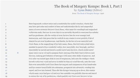 Accessible Text Poetry Line Numbering