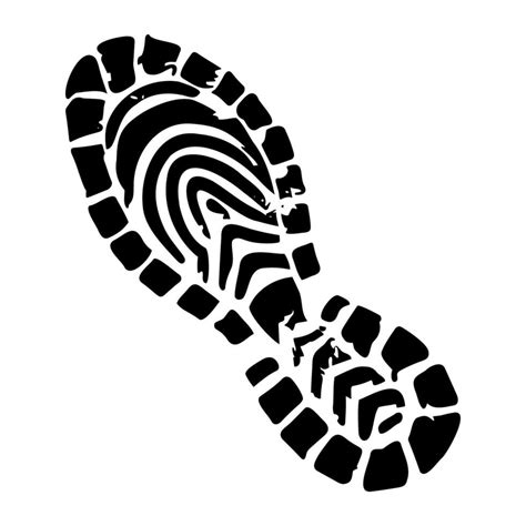 Boot Print Icon Symbol Vector Illustration 28898683 Vector Art At Vecteezy
