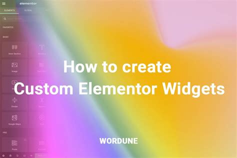 How To Create Custom Elementor Widget 2024