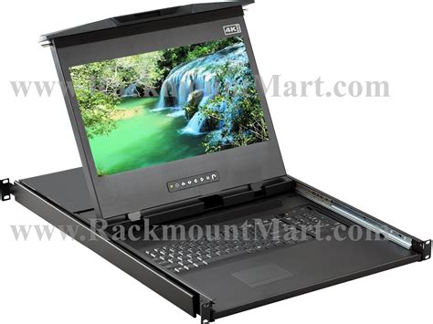 Short Depth K U Rack KVM Console NOVA LCD U