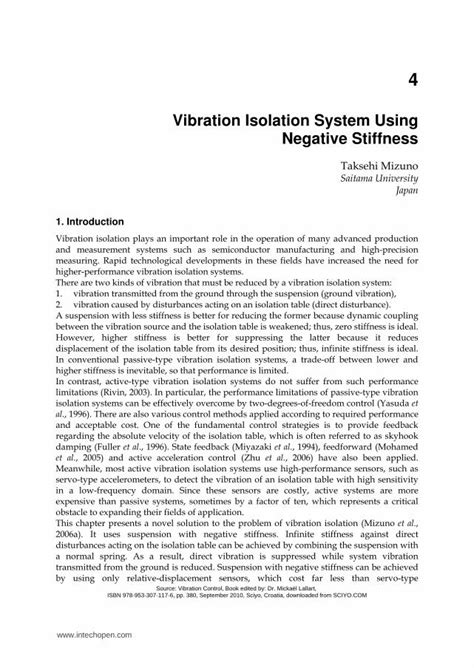 Pdf Vibration Isolation System Using Negative Stiffness Dokumen Tips
