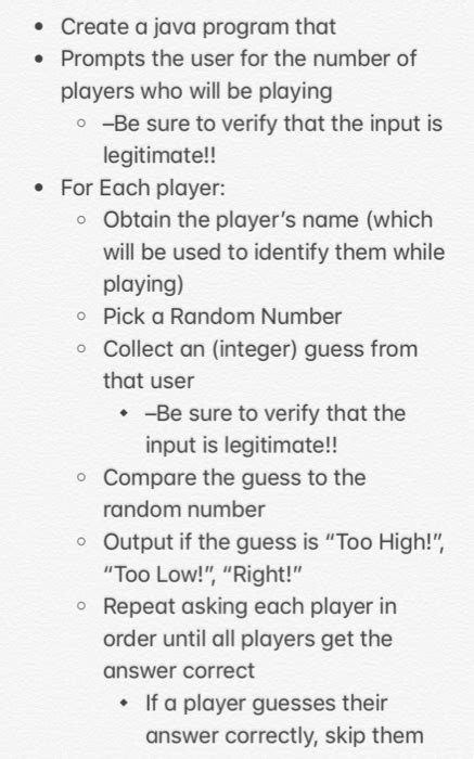 Solved Create A Java Program That Prompts The User For The