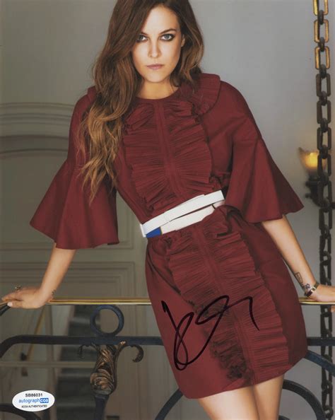 Riley Keough Sexy Signed Autograph 8x10 Photo Acoa Outlaw Hobbies